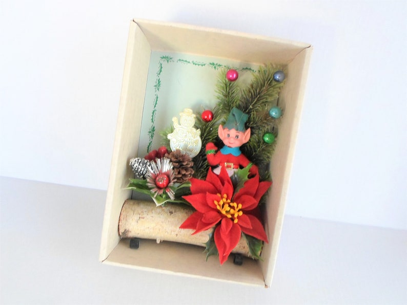 Christmas Decoration Christmas Shadow Box Pixie Shadow Box - Etsy