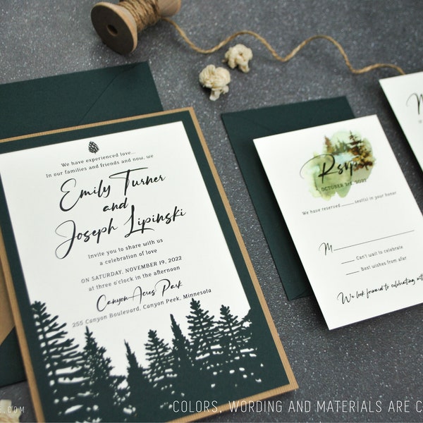 Tree Wedding Invite - Etsy