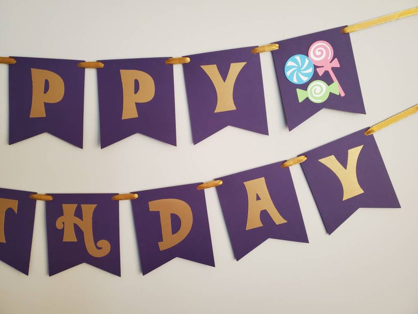 Willy Wonka Birthday Banner Chocolate Factory First 1st - Etsy