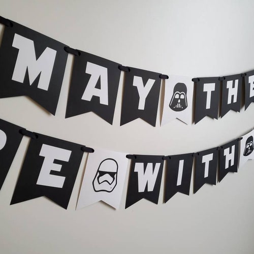 May the 4th Be With You Banner / Star Wars Party / High - Etsy
