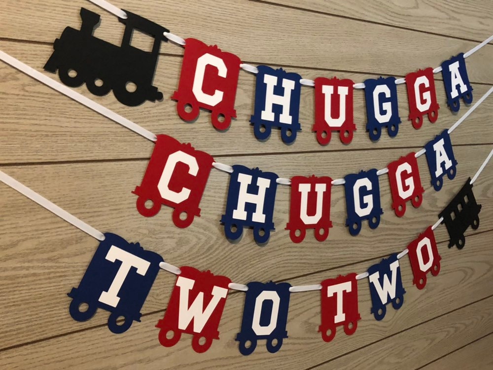 Invitations Paper & Party Supplies Steam Locomotive Turning 2 Editable ...