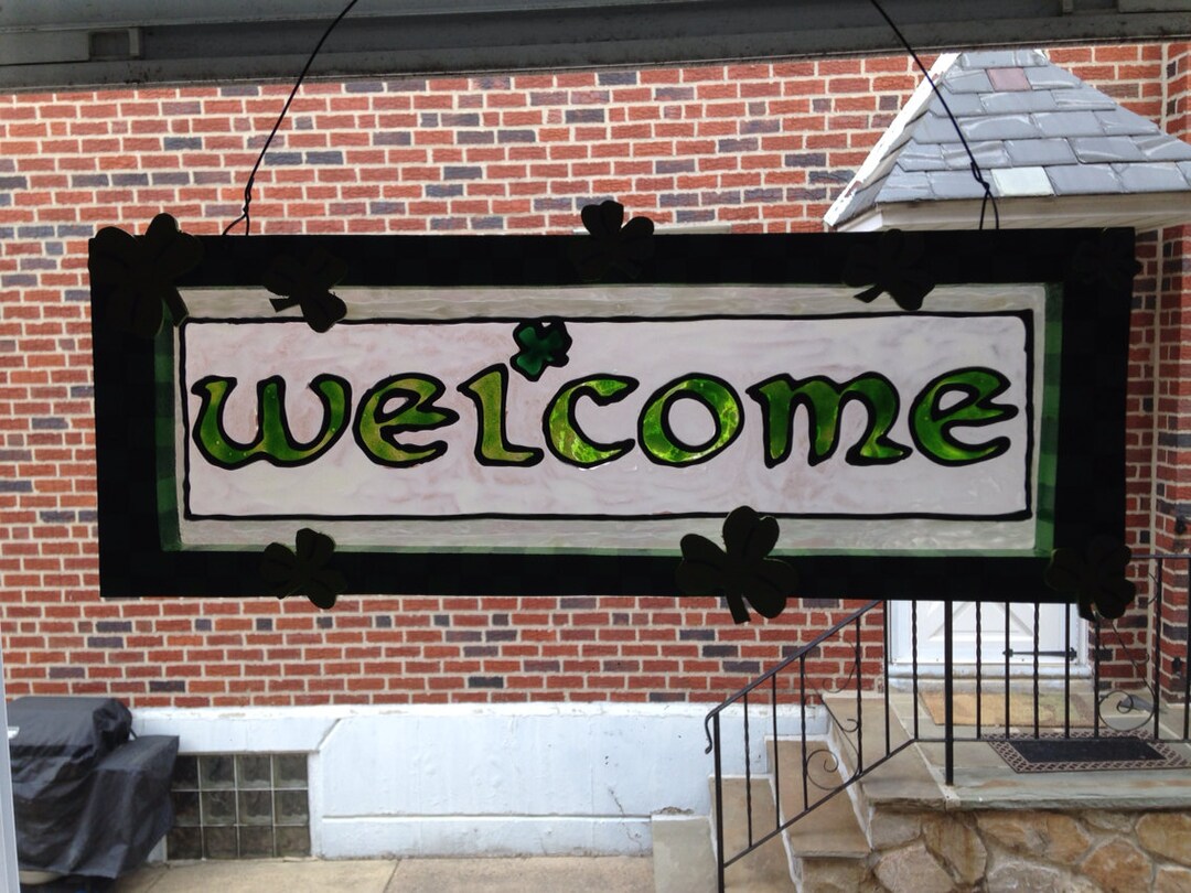 Irish Welcome Sign - Etsy