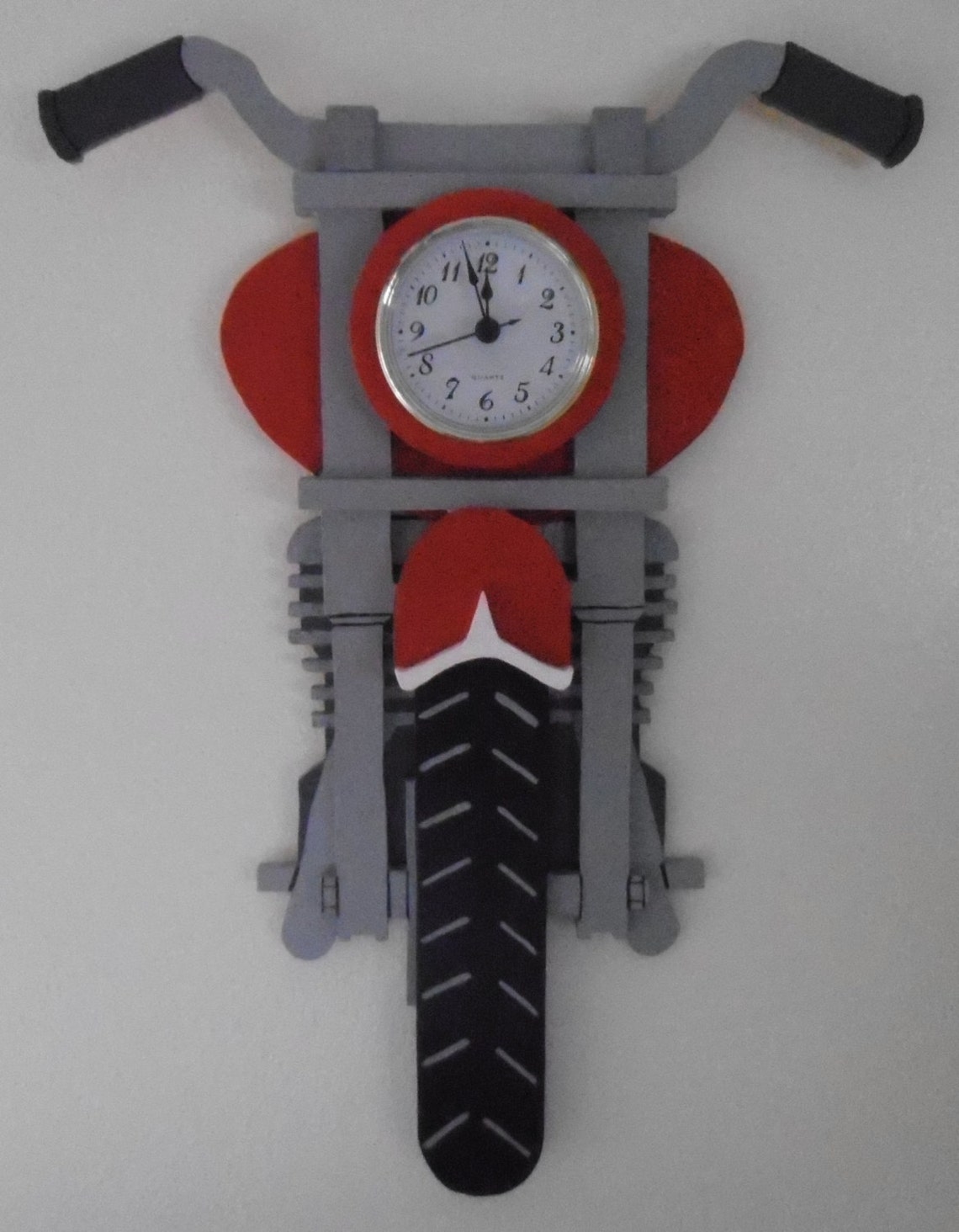 Motorcycle Clock - Etsy