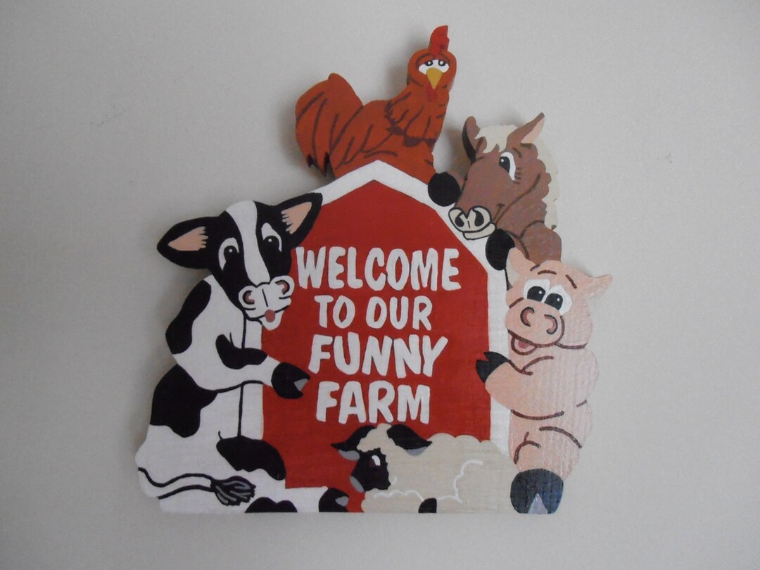 Funny Farm Sign - Etsy