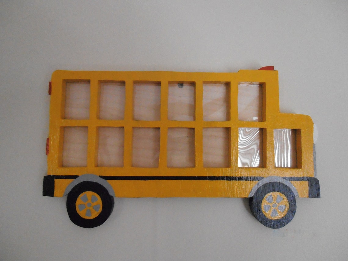 School Bus Picture Frame - Etsy