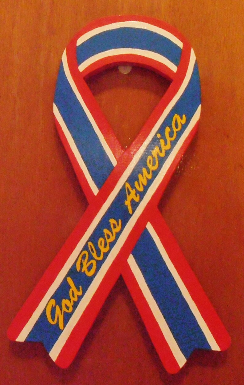 God Bless America Ribbon - Etsy
