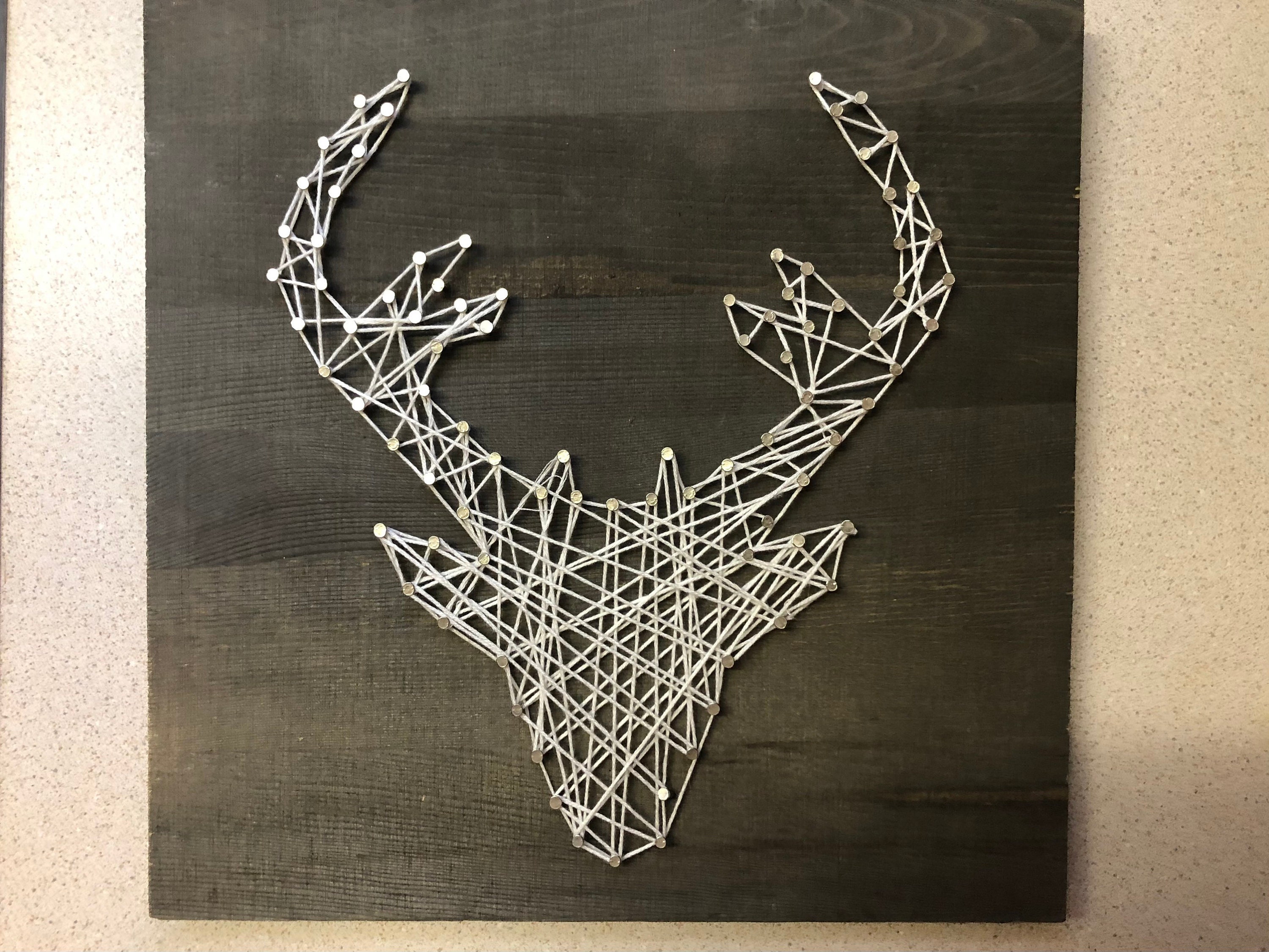 Rustic Country-buck String Art 10 X 10 for - Etsy