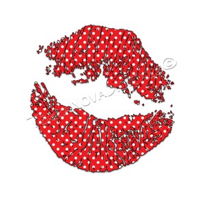 Kiss Kiss - 8 X 10" Digital Art Print - Printable Decor - Instant ...