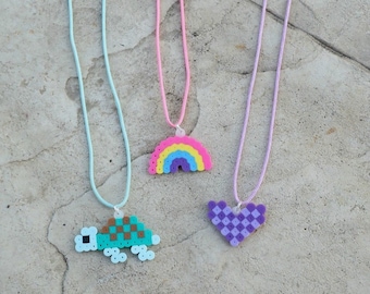 Perler Bead Necklace - Etsy