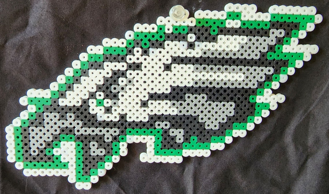 Perler Bead | Philadelphia Eagles Logo - Etsy