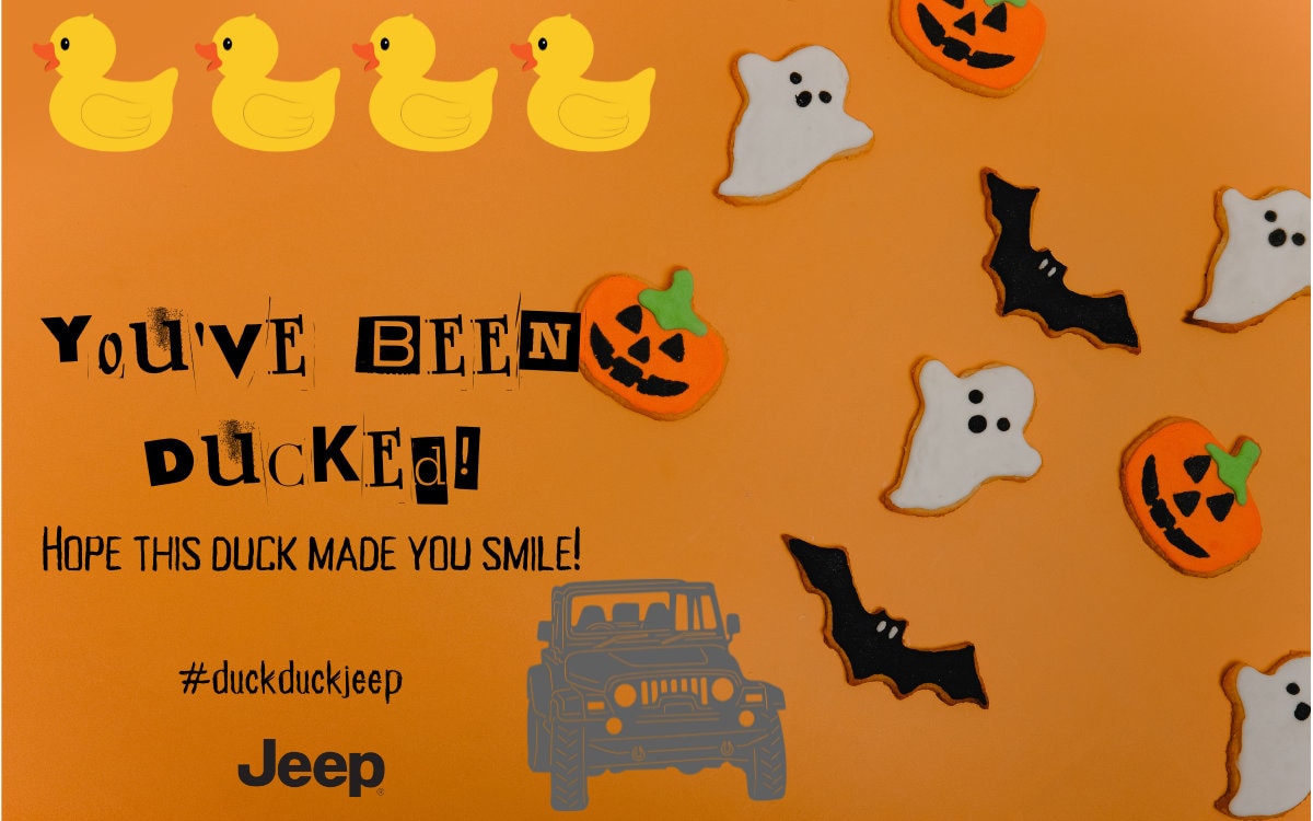 Duck Duck Jeep Gift Bag – Handmade Perler Duck, Car Freshener, Sticker ...