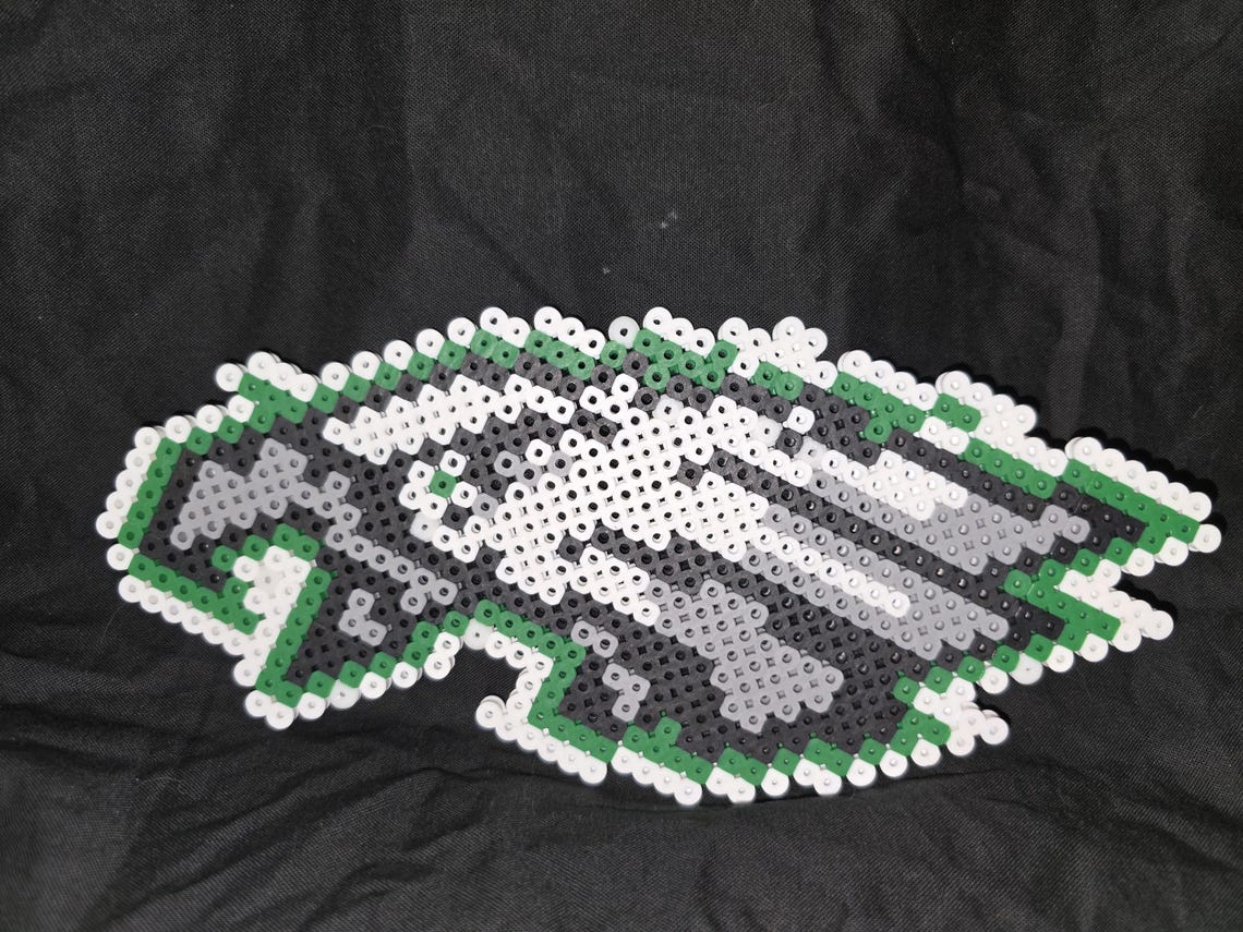 Perler Bead | Philadelphia Eagles Logo - Etsy