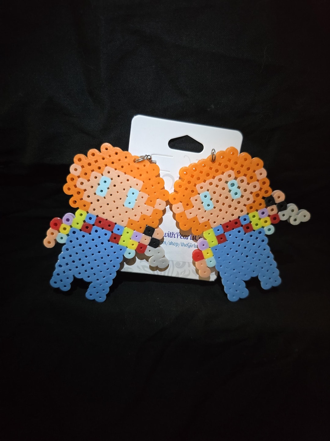 Perler Bead | Chucky Earrings - Etsy