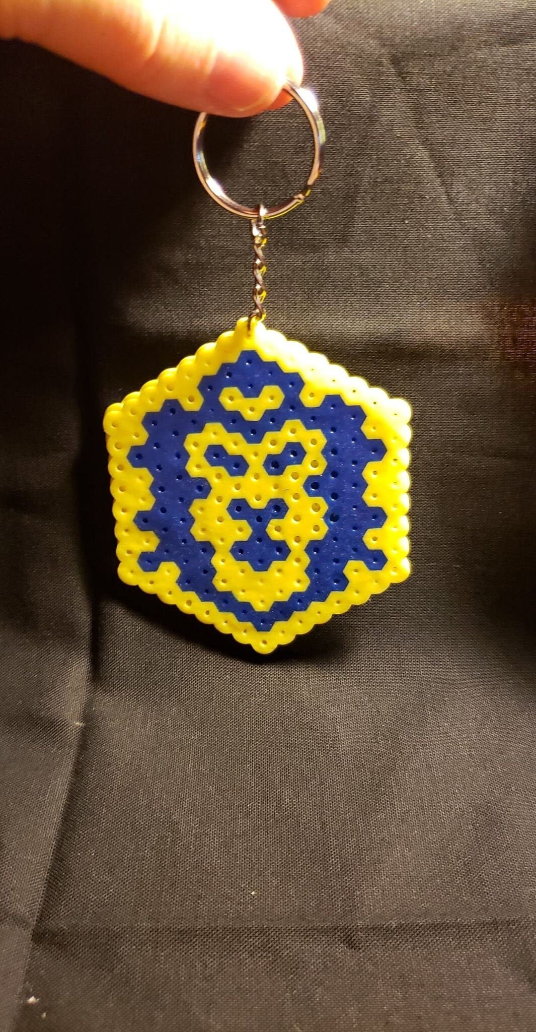 Perler Bead Keychain | World of Warcraft | Alliance - Etsy