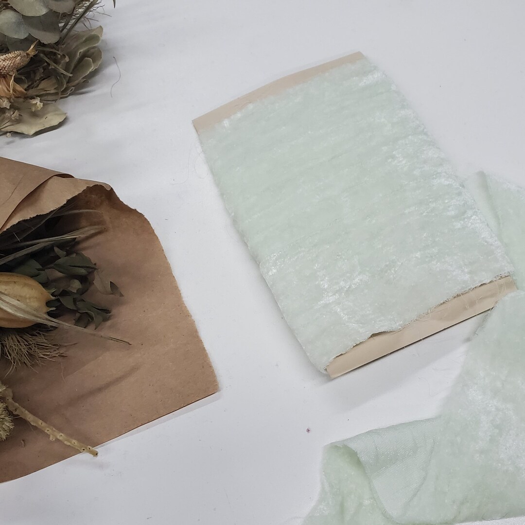 New ! Velvet Silk Ribbon, 2 Inch Wide, Color: Mint - Etsy