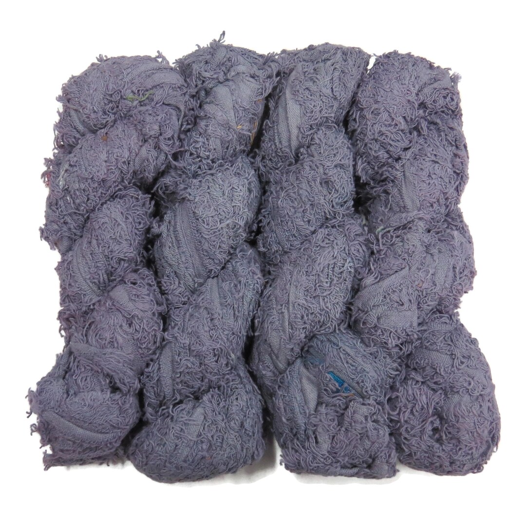 New! Fuzzy Cotton Brushed Vegan Yarn Color: Ice Blue - Etsy