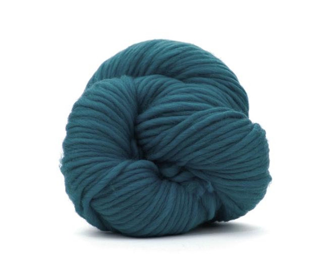 100% Merino Wool Super Chunky Yarn , 100g Color: Duck's Egg (deep ...