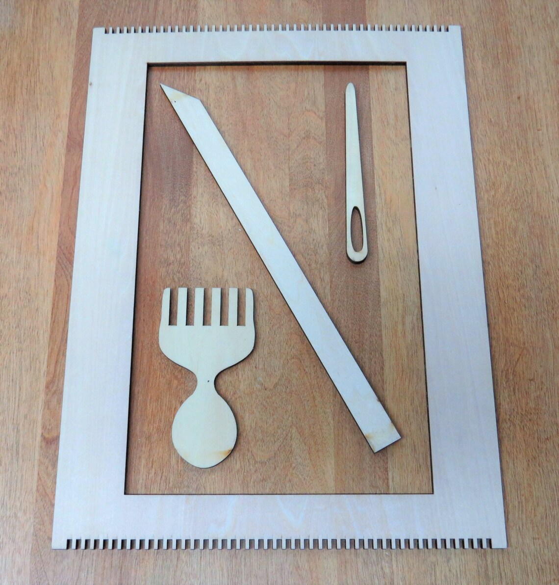 Large Weaving Frame Loom for Beginners, Woven Wall Art , to Tapestry ...