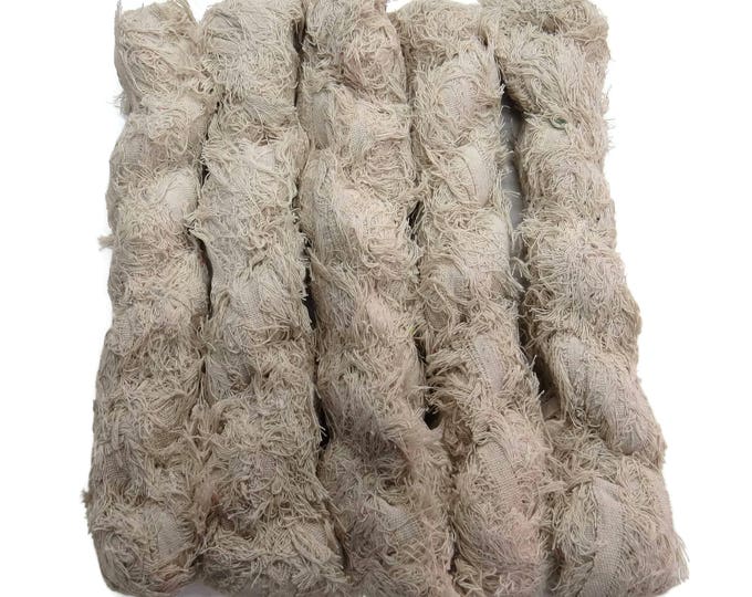 New Fuzzy Cotton Brushed Vegan Yarn, off White - Etsy