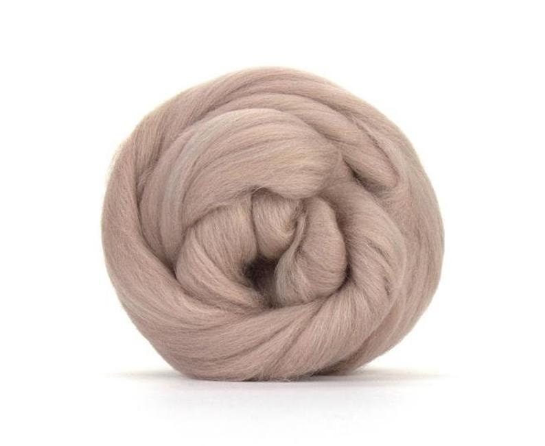 100% Merino Wool Super Chunky Yarn 100g Color: Mink shell | Etsy