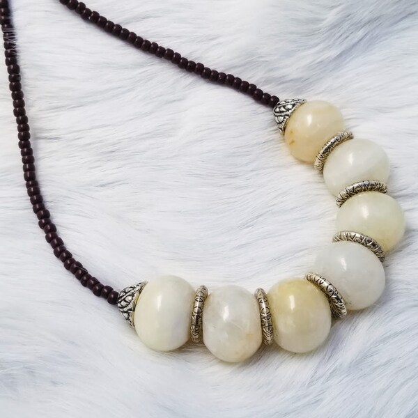 Alabaster Necklace - Etsy