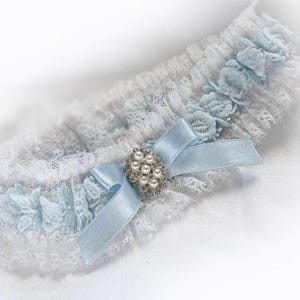 UK Something Blue for Your Wedding Day Soft Delicate Lace Garter Toss ...