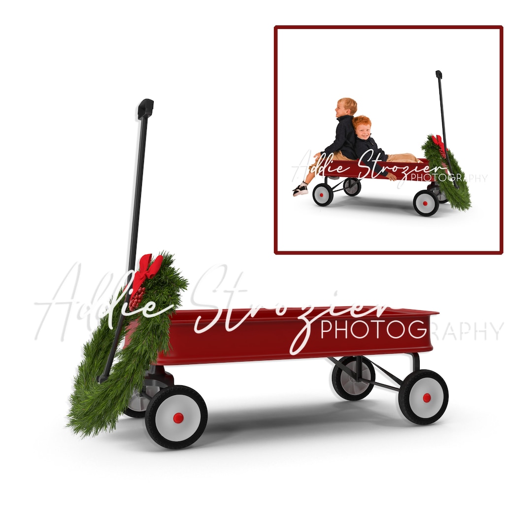 Christmas Overlay Prop Wagon Wreath / PNG Image Download Background Toy ...