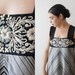 MASKIT Dress 1960'S Vintage Stunning Handmade Embroidery Maxi Black ...
