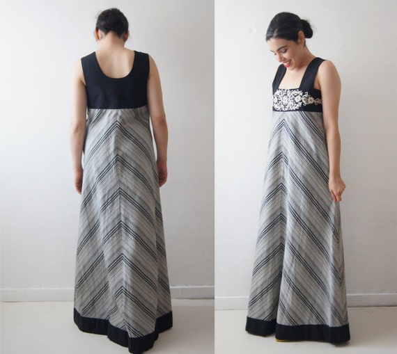 MASKIT Dress 1960'S vintage Stunning Handmade Embro… - Gem