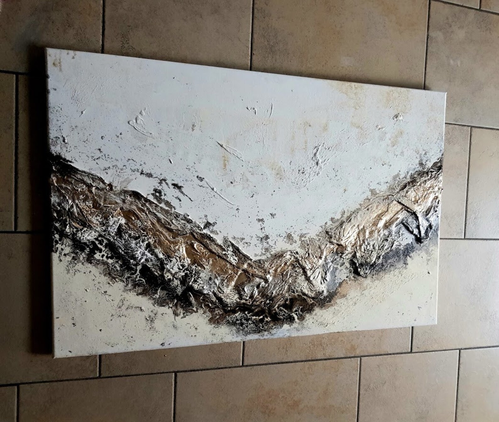 JEAN Sanders-wandbild 80x80cmwanddeko.handgemalt Auf Rahmen - Etsy