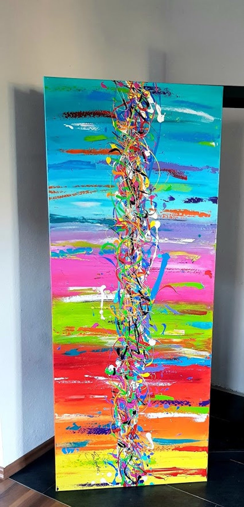 JEAN SANDERS 150x60cm Abstrakt Bunt - Etsy