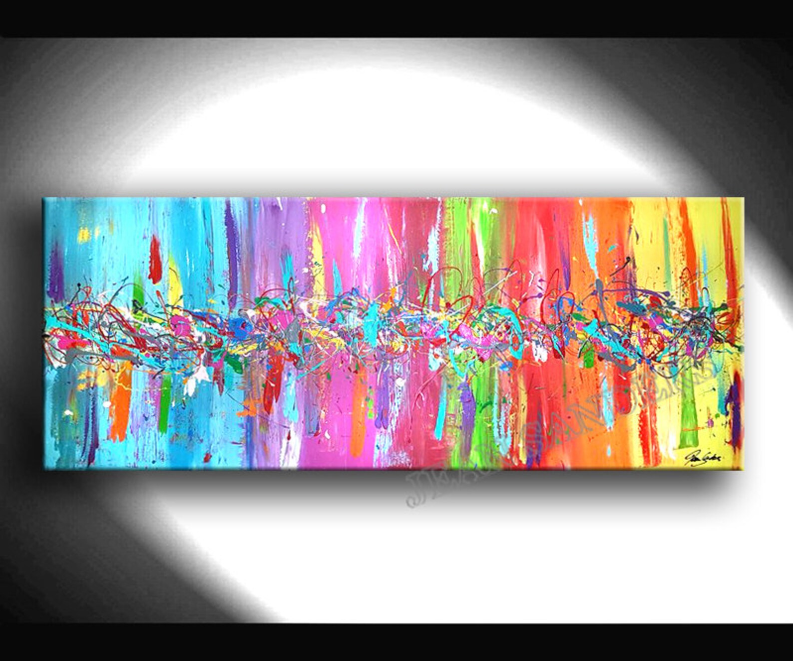 JEAN SANDERS 150x60cm Abstrakt Bunt - Etsy