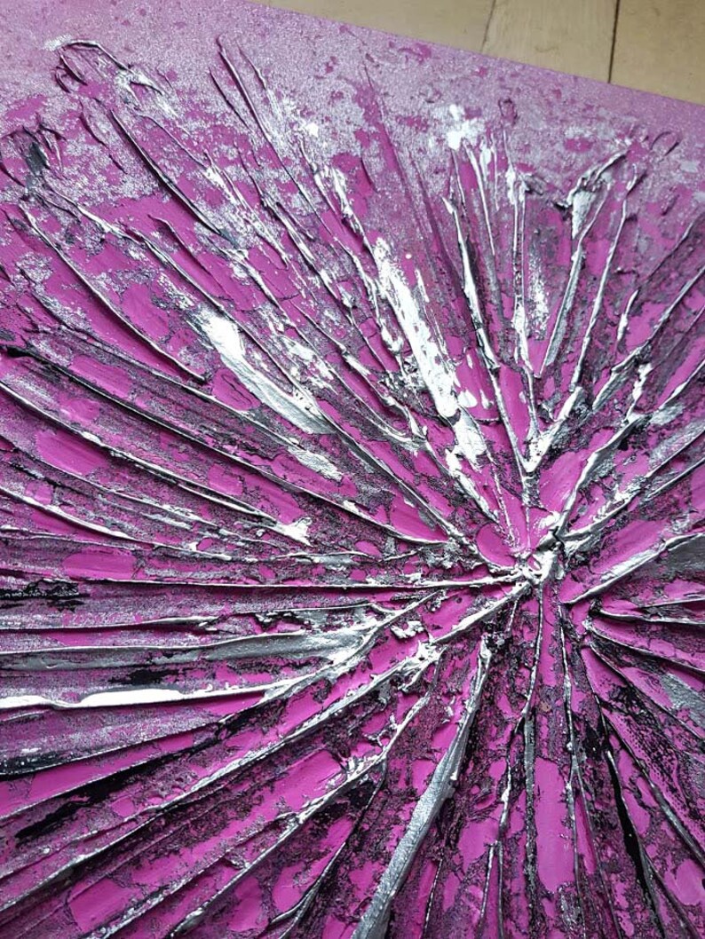 JEAN SANDERS 60x60cm Abstract Art Painting ORIGINAL | Etsy