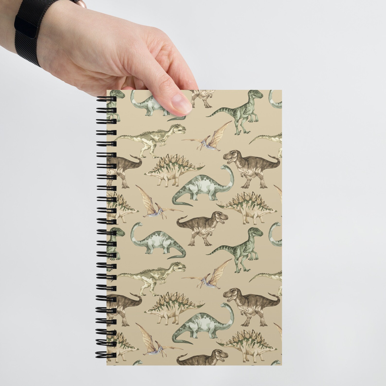 Dinosaur Spiral Notebook, Dinosaur Notebook - Etsy