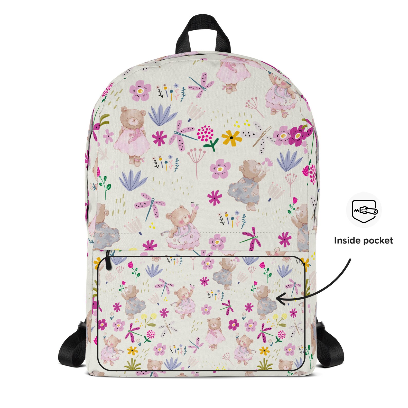 Backpack, Kids Backpack, Bears & Butterflies - Etsy