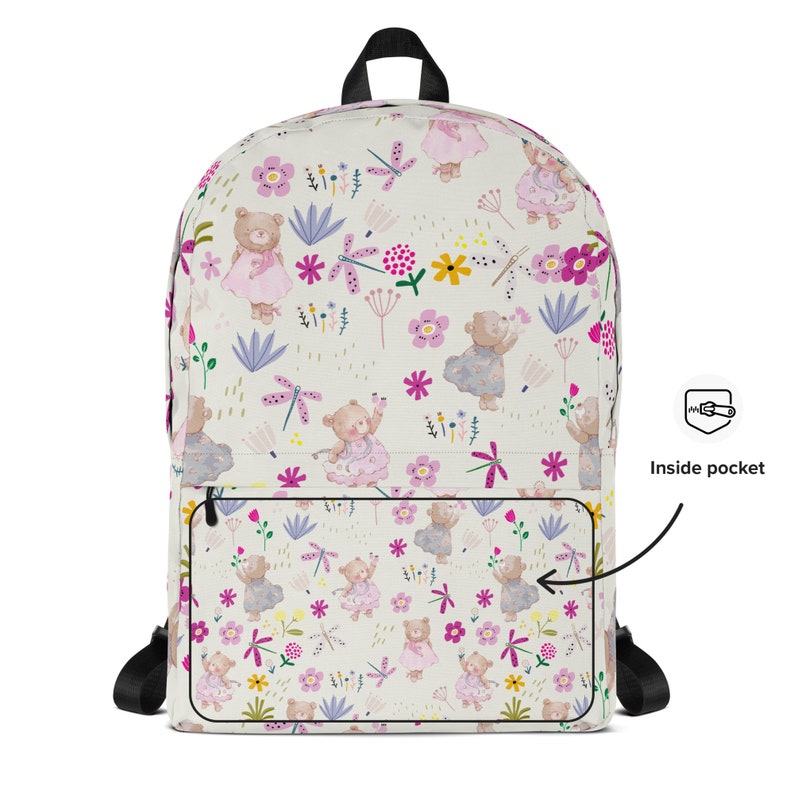 Backpack, Kids Backpack, Bears & Butterflies - Etsy