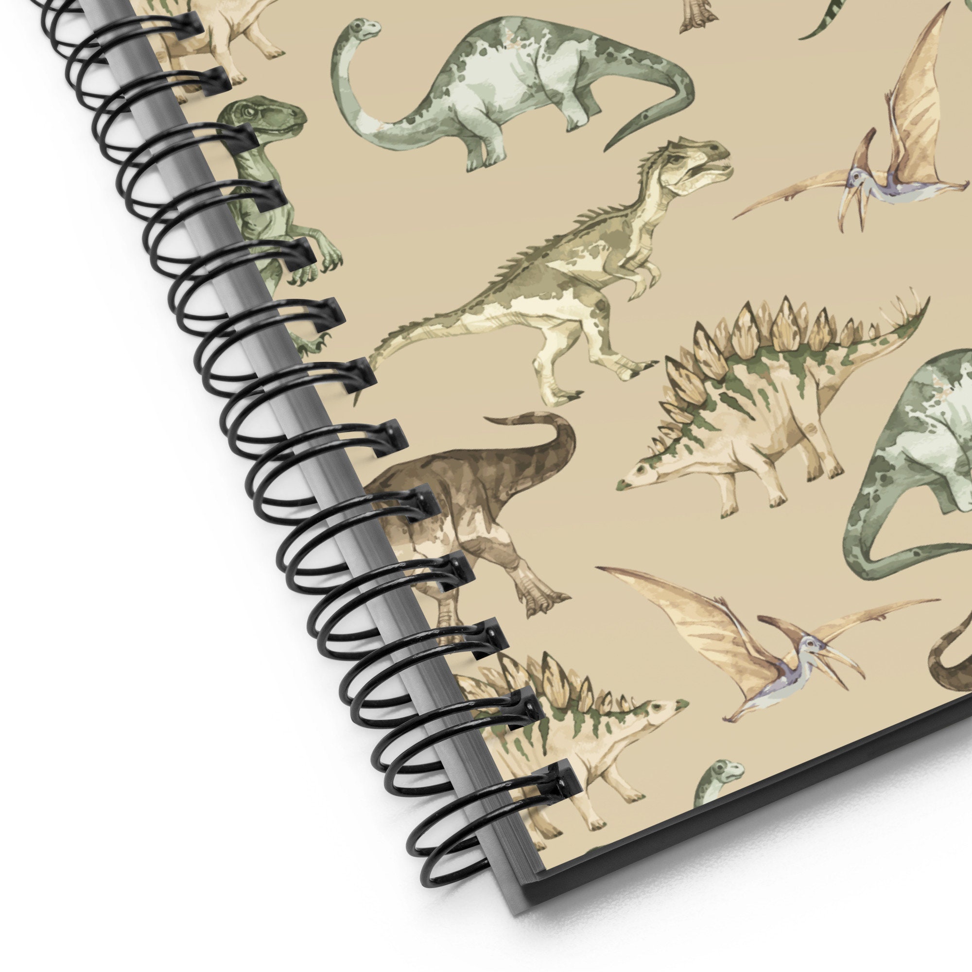Dinosaur Spiral Notebook, Dinosaur Notebook - Etsy