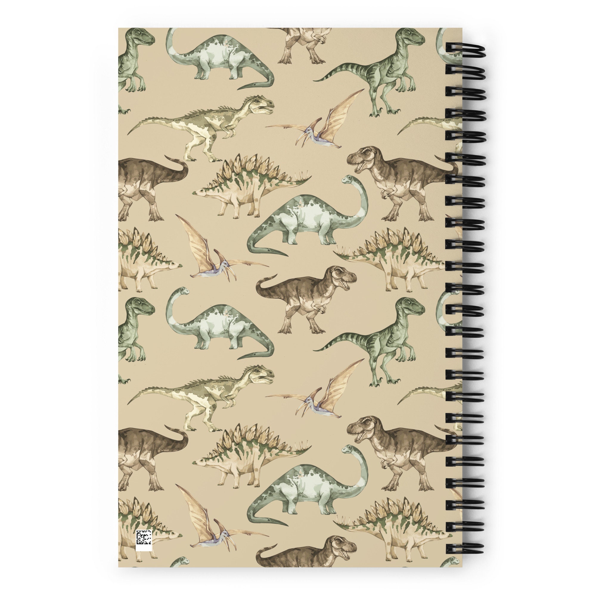 Dinosaur Spiral Notebook, Dinosaur Notebook - Etsy