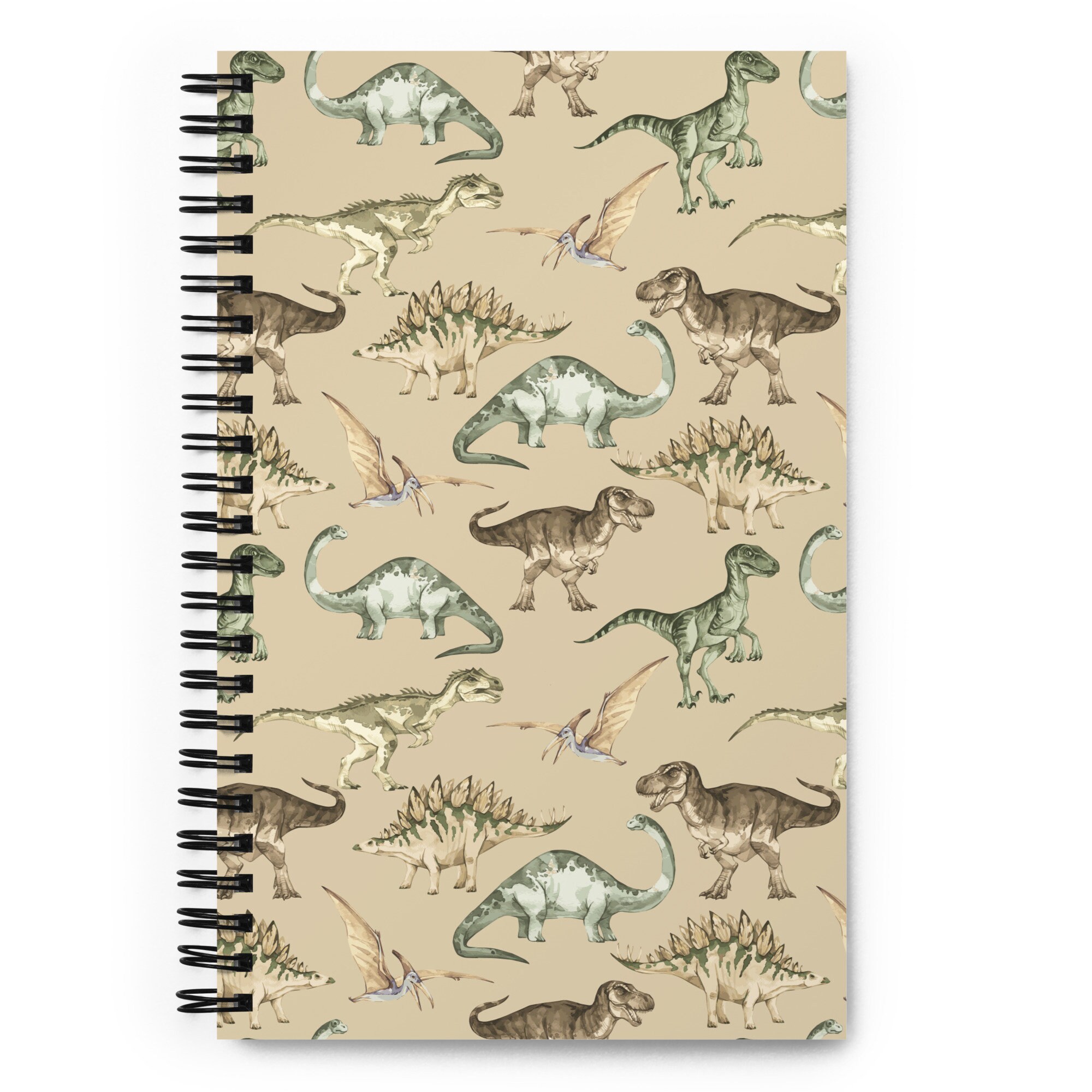 Dinosaur Spiral Notebook, Dinosaur Notebook - Etsy
