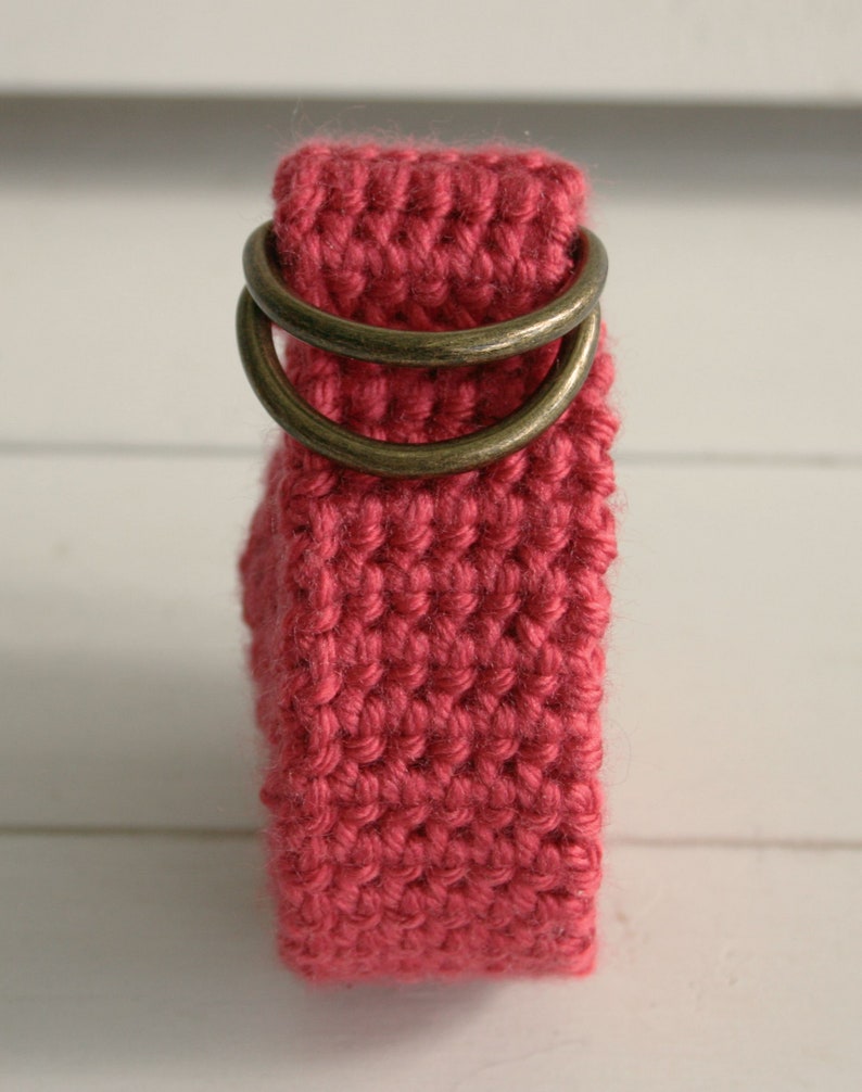 Burnt Orange Hand Crocheted Belt. Unisex Belt Measures 35 Inches Long ...