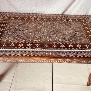 Bespoke Inlaid Coffee Table for Living Room | Elegant Inlay Coffee ...
