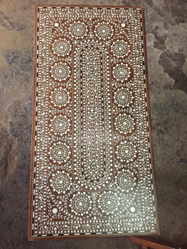 Bespoke Inlaid Coffee Table for Living Room | Elegant Inlay Center ...