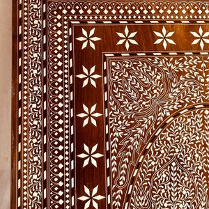 Bespoke Inlaid Coffee Table for Living Room | Elegant Inlay Coffee ...