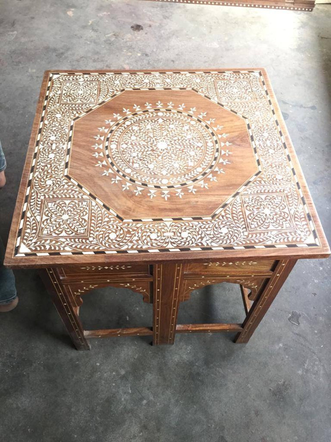 Bespoke Square Wooden Coffee Table Artistic Bone Designs - Etsy