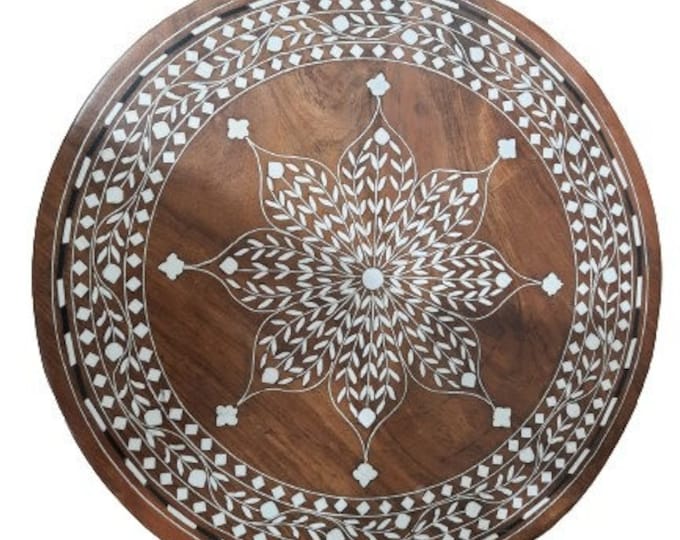 Handmade Middle Eastern Coffee Table With Mother of Pearl Inlays, - Etsy