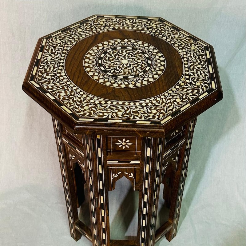 Indian Inlay Table - Etsy