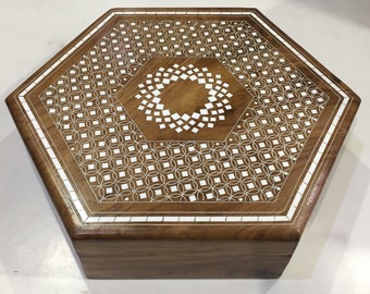 Inlaid Wooden Box - Etsy