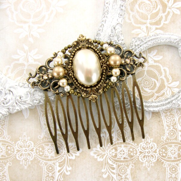 Victorian Hair Comb - Etsy