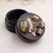 Rustic Woodland Trinket Box Stained Wood Ring Box Vintage - Etsy