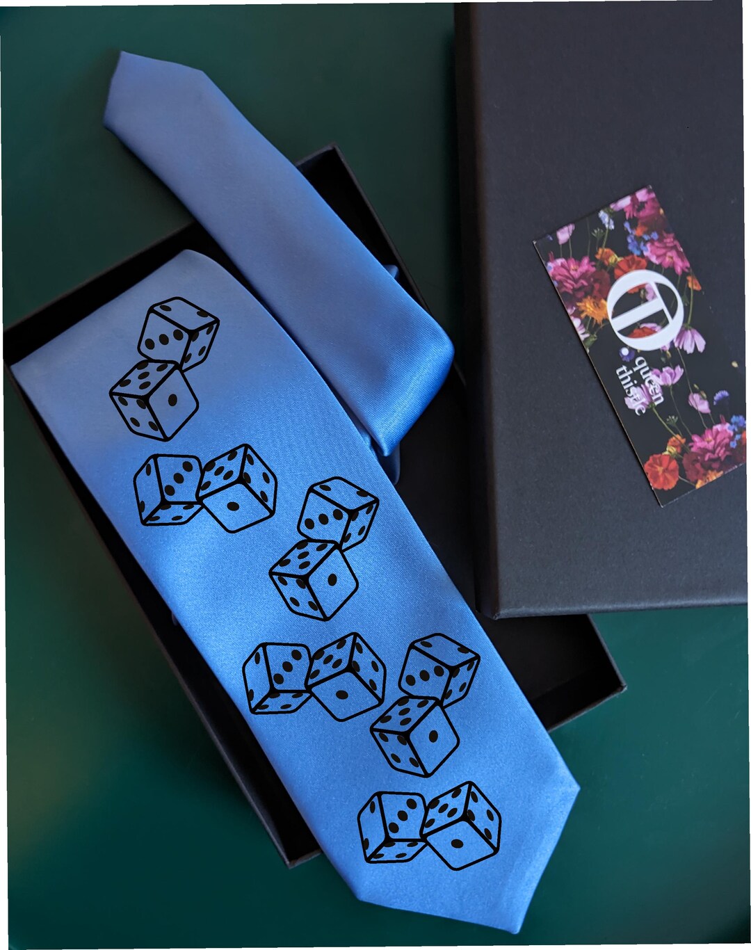 Dice Pattern Design Art Print Necktie - Etsy